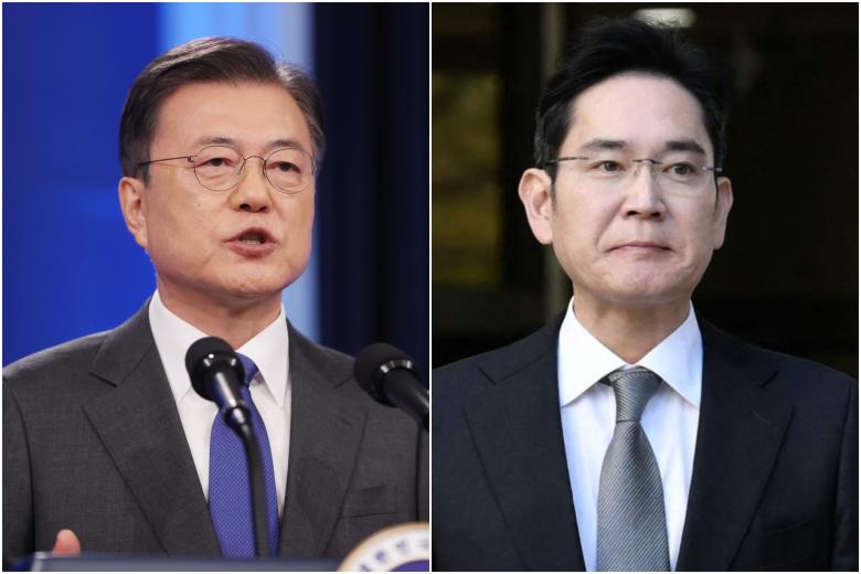 South Korea President Moon Jae-in under pressure to pardon Samsung ...