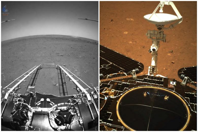 China's Mars probe sends back its first photos of the Red Planet | The ...