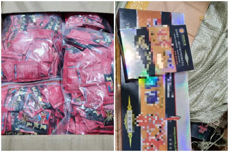 ICA foils bid to smuggle 110kg of sex enhancement products and condoms ...