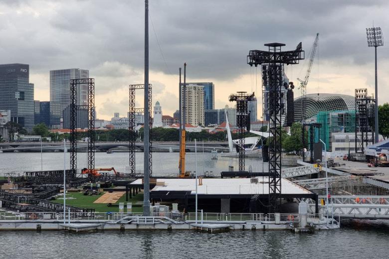 Preparations under way for NDP 2021 to be staged at Marina Bay floating ...