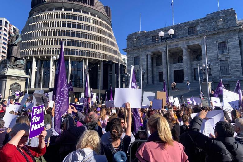 Thousands of nurses go on strike in New Zealand seeking better pay ...