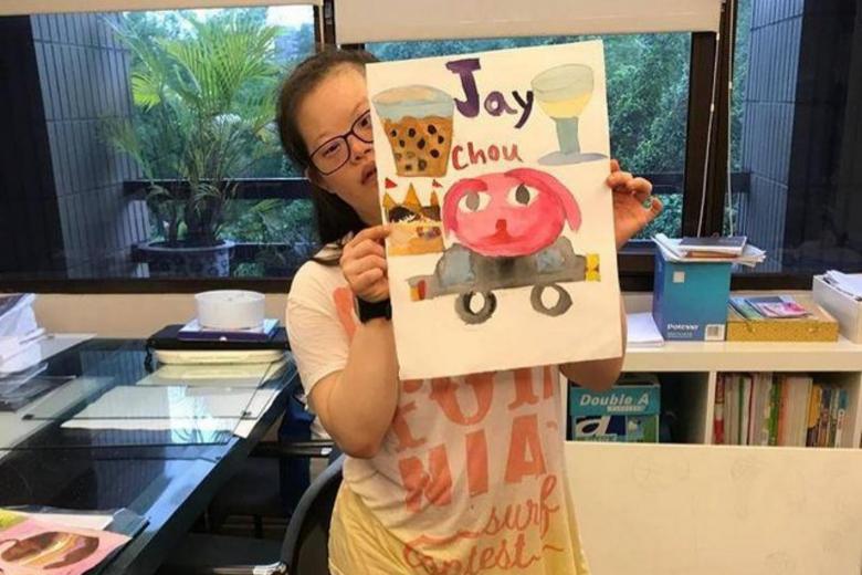 Rio Peng cried when Jay Chou posted drawing by fan with Down Syndrome ...