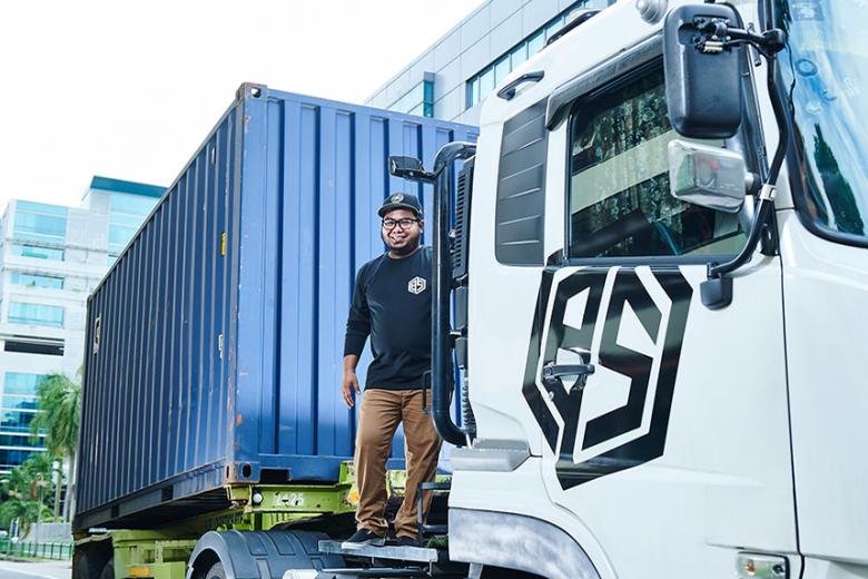 He started his haulage business smack in the middle of the pandemic ...