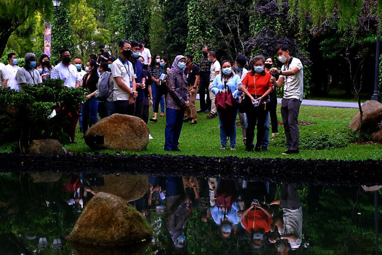 Istana's Japanese garden has new rock garden, water cascade and pine ...