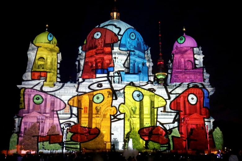 In Pictures: Festival of Lights illuminates Berlin | The Straits Times