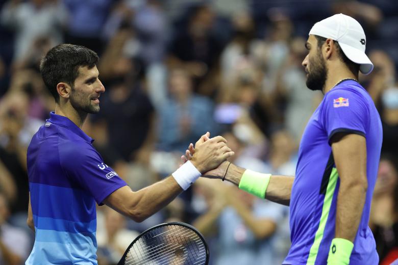 Tennis: Djokovic beats Berrettini in four sets to reach US Open semis ...