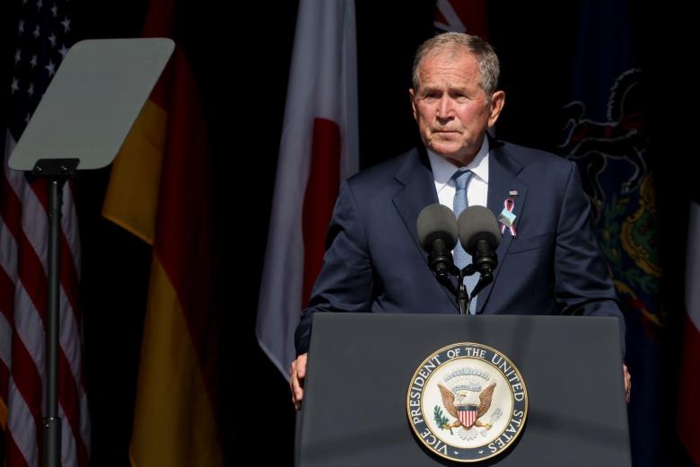Former US president George W. Bush calls out threat of domestic ...