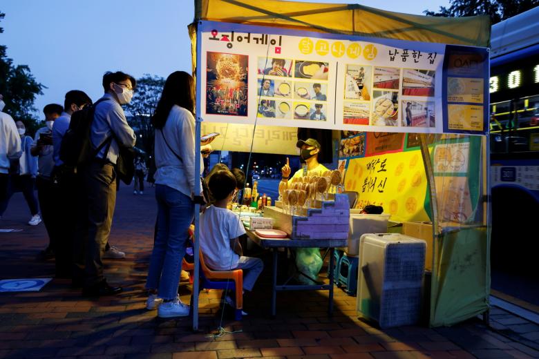 Candy seller in Seoul basks in Squid Game fame with his 'sweet and ...