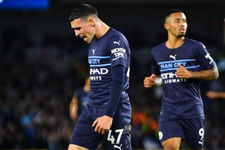 Football: Man City's Foden enjoying life on the wing as goals continue ...