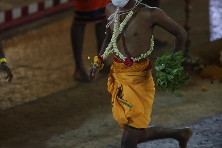 950 Hindu devotees join fire-walking festival | The Straits Times