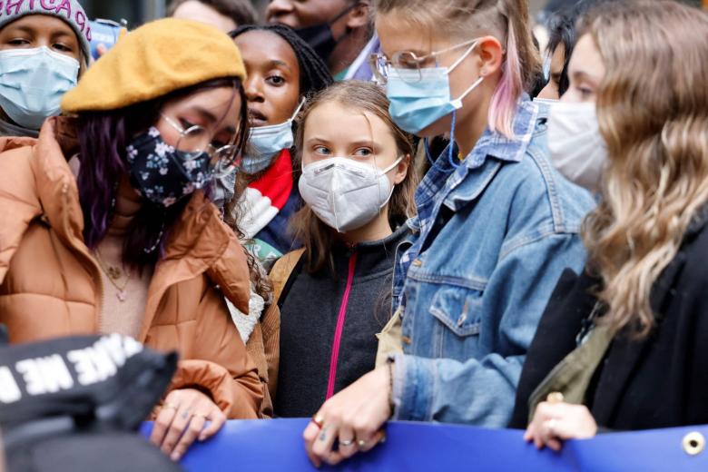 Greta Thunberg joins London climate protest ahead of COP26 | The ...