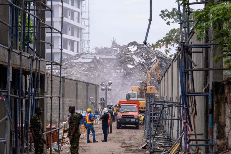 Death toll rises to at least 15 after high-rise collapse in Nigeria ...