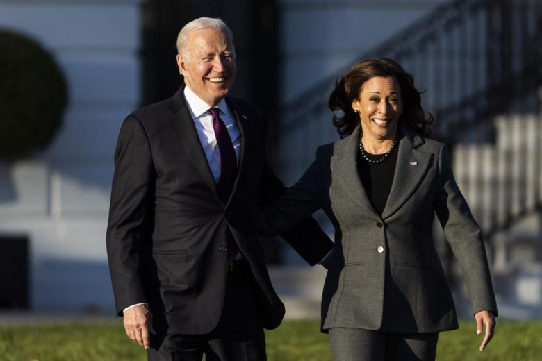 Harris is briefly first woman to be acting US president as Biden ...