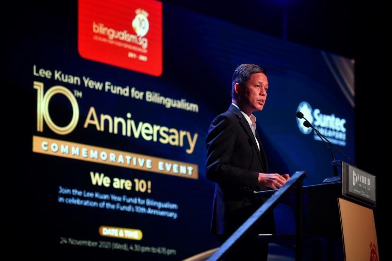 Bilingualism helps Singapore build bridges in a fragmented world: Chan ...