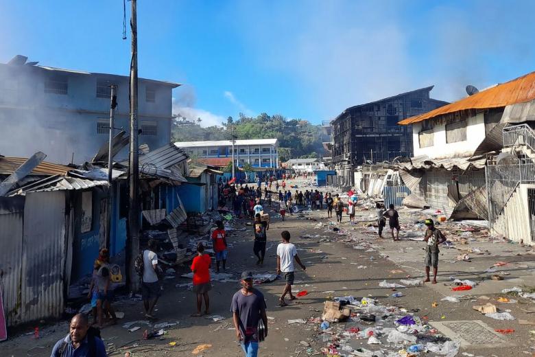 Australian police take control of Solomon Islands capital after days of ...