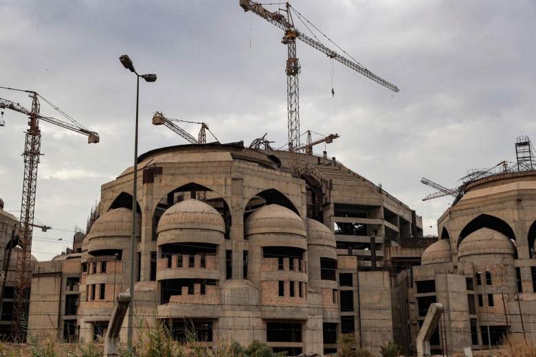 Incomplete Saddam-era marquee mosque lays bare Iraq divisions | The ...