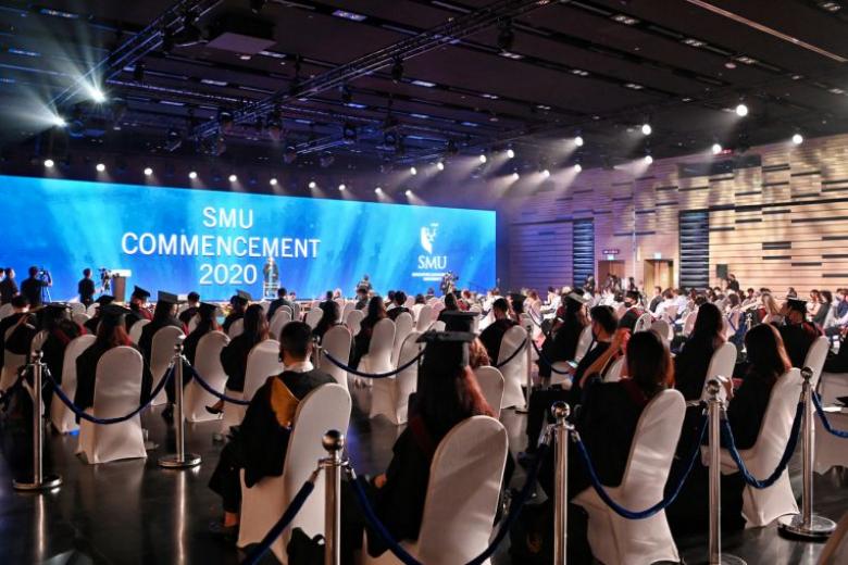 SMU holds in-person graduation ceremonies for Class of 2020 after ...