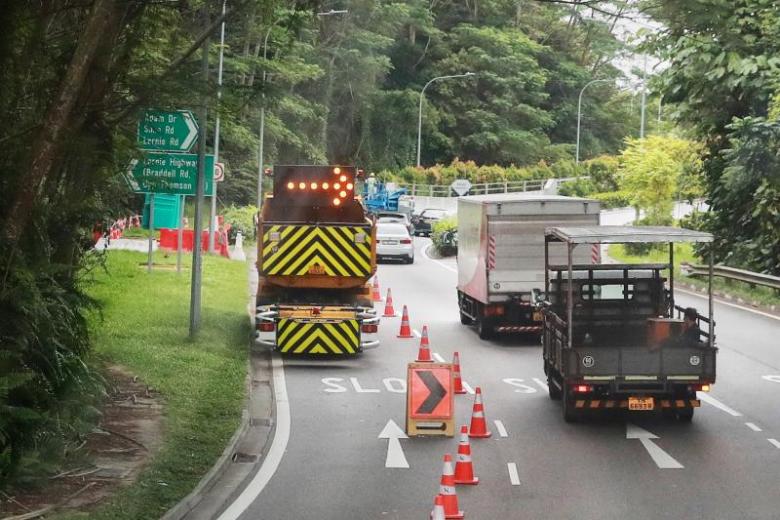Roadworks around PIE exit to Lornie Highway to continue till Q4 2022 ...
