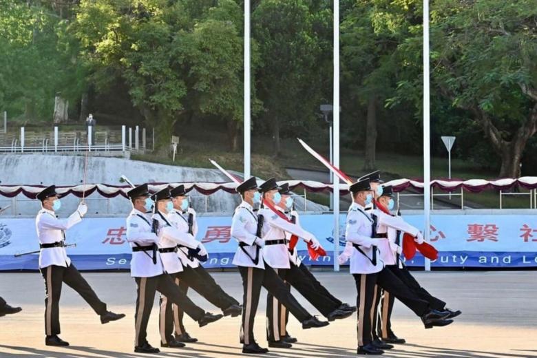 HK police to march goose-stepping style as seen on Chinese mainland ...