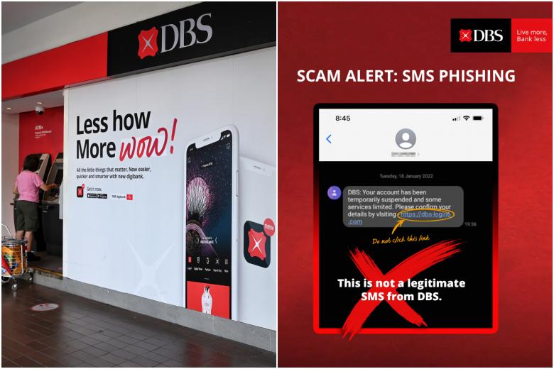 DBS Bank warns of SMS phishing scam | The Straits Times
