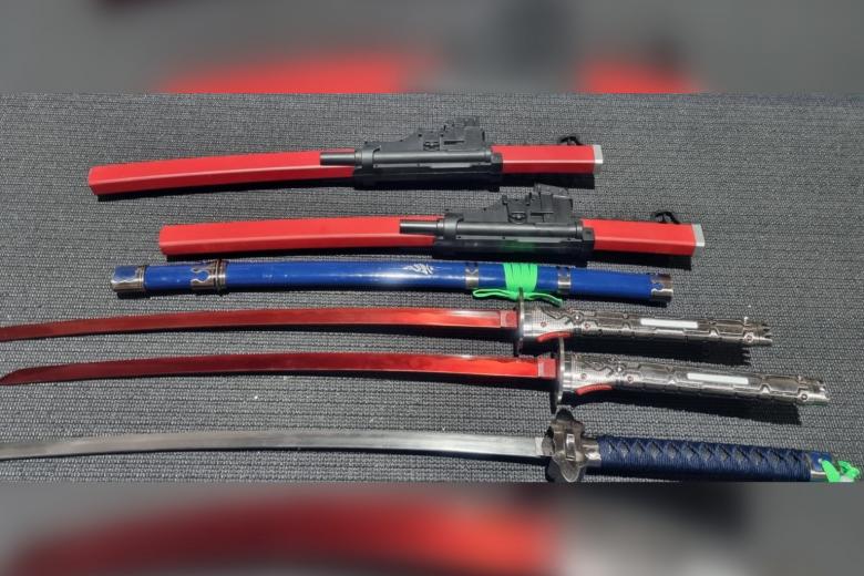 ICA seizes 3 swords spotted in shipping container at Tanjong Pagar ...