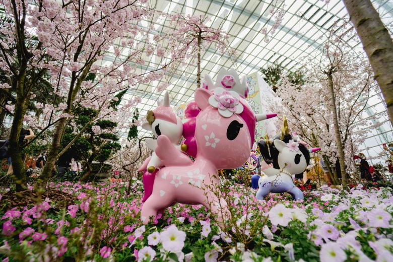 Fun With Kids: Sakura display with tokidoki, free bubble art workshop ...