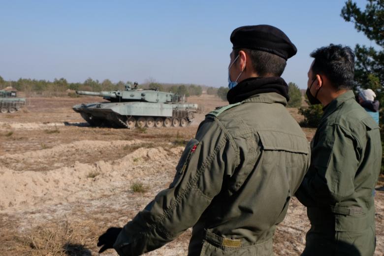 SAF troops take part in live-firing exercise in Germany | The Straits Times