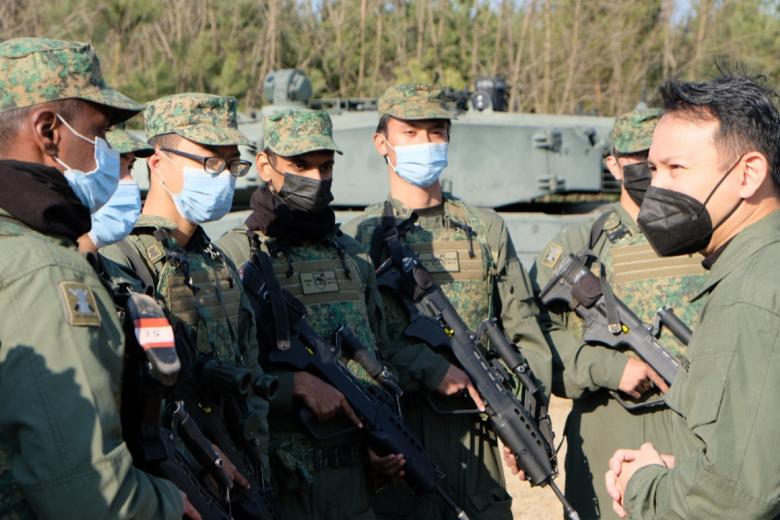 SAF troops take part in live-firing exercise in Germany | The Straits Times