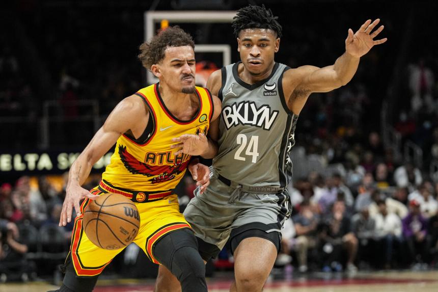 NBA: Hawks hold off Nets despite Durant's 55; Warriors into play-offs ...