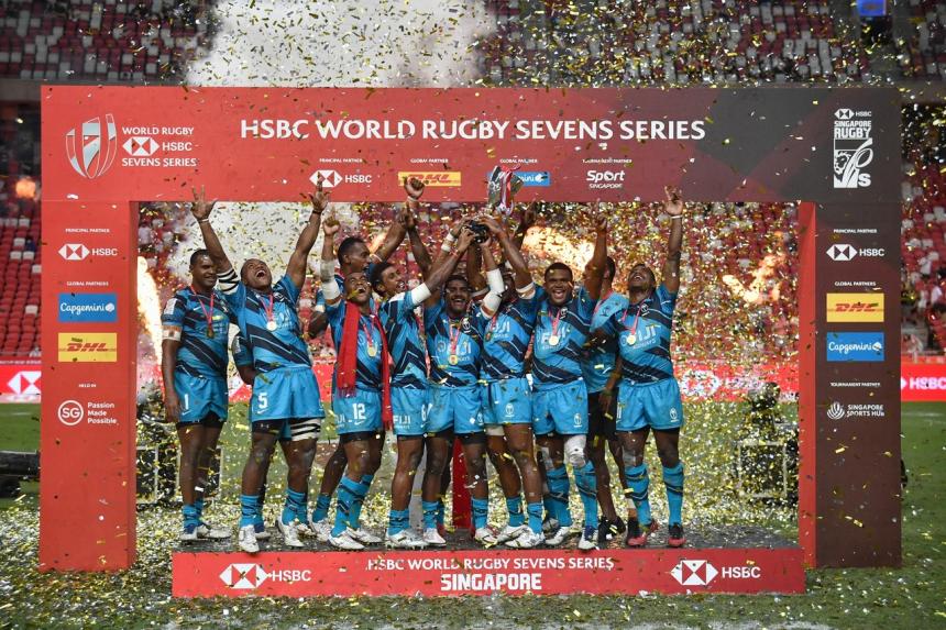 Rugby: Deja vu as Fiji defeat New Zealand to claim third Singapore Sevens title | The Straits Times