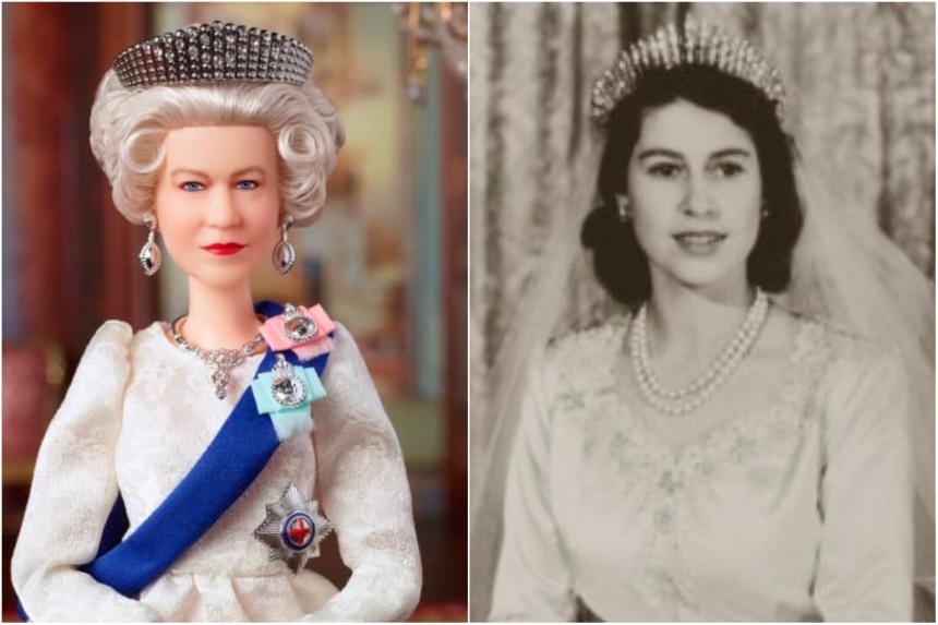 Britain's Queen Elizabeth gets own Barbie doll for Platinum Jubilee ...