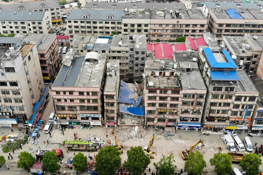 Eighth survivor recovered from China building collapse site as rescue ...