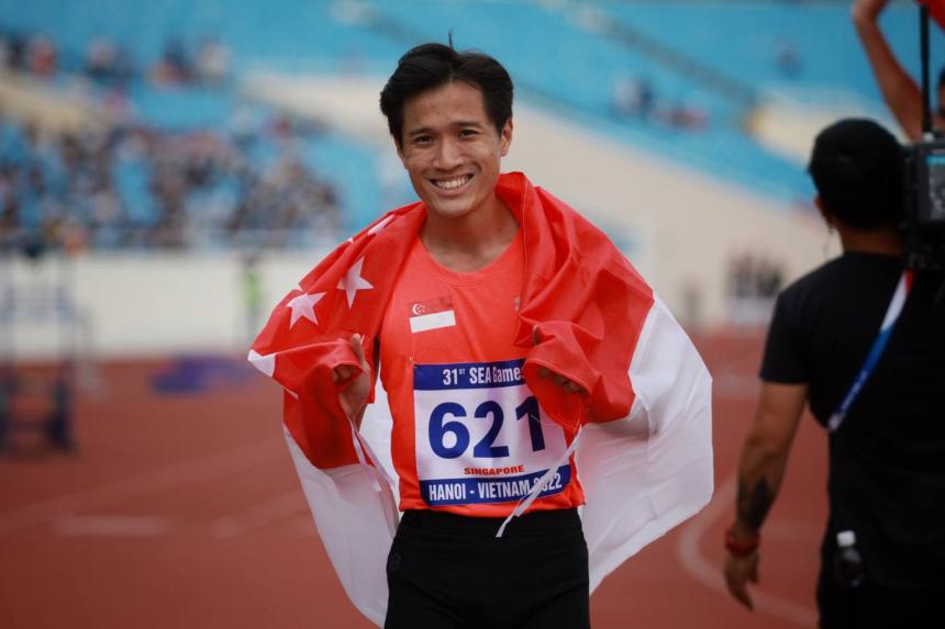 SEA Games: Calvin Quek is 1st S'pore man to win 400m hurdles medal ...