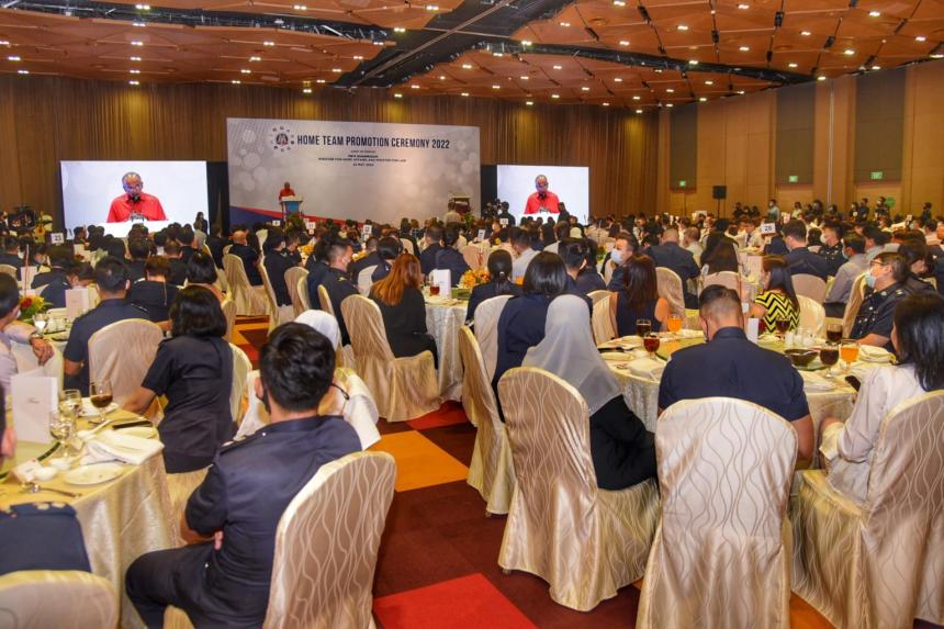 More than 7,000 Home Team officers promoted at ceremony | The Straits Times