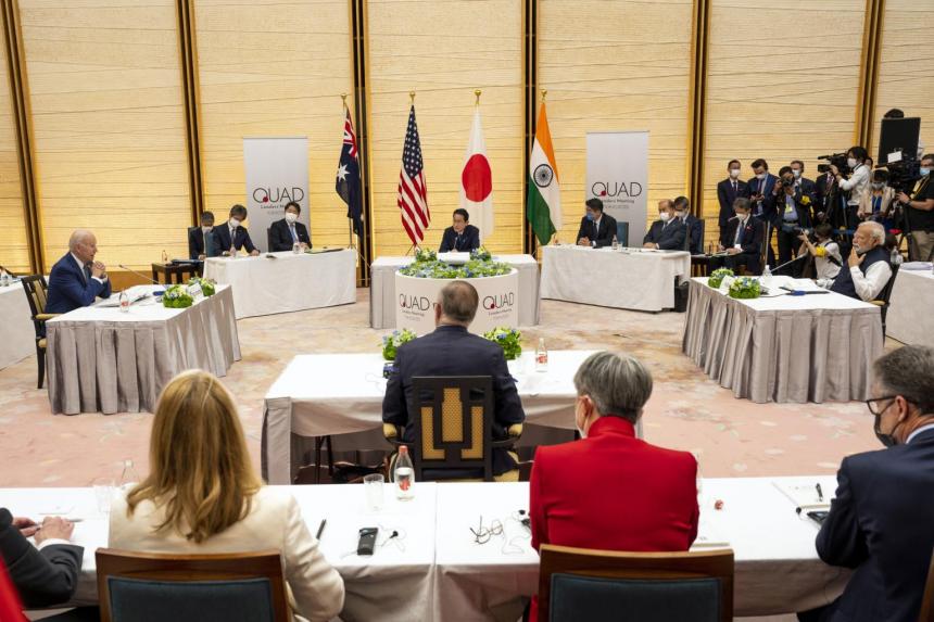 Quad grouping tests waters with maritime tracking | The Straits Times