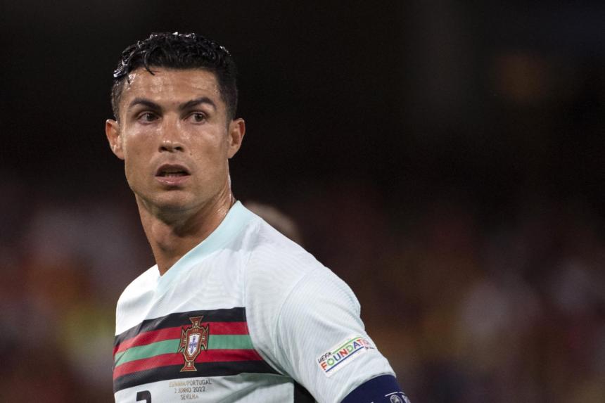 Football: Ronaldo omitted from starting XI for tactical reasons, says ...