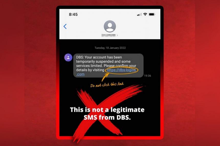 DBS may introduce short-term measures to deal with new SMS scam variant ...