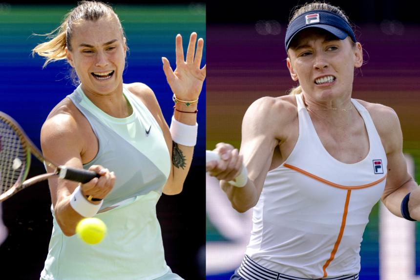 Tennis: Wimbledon banned pair Sabalenka, Alexandrova to meet in 's ...