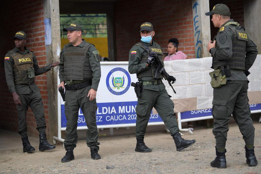 Colombia's police on highest alert over election violence | The Straits ...