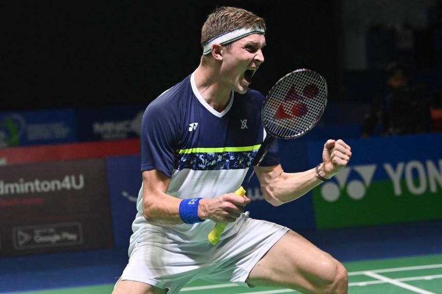 Badminton: Top seed Axelsen through to Indonesia Open semis | The ...