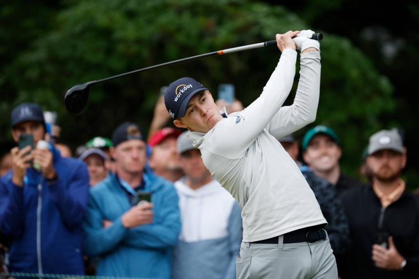 Golf: Fitzpatrick grabs one-stroke lead at turn in US Open | The ...