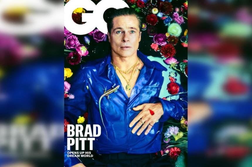Brad Pitt's latest GQ cover goes viral because of its funeral vibes ...