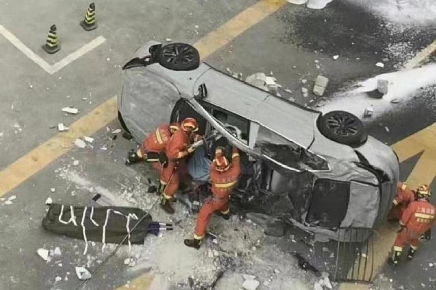 China's Nio says 2 killed when test car crashed from third floor | The ...