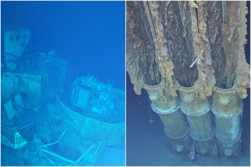 'Deepest shipwreck': US destroyer sunk in massive WWII sea battle found ...
