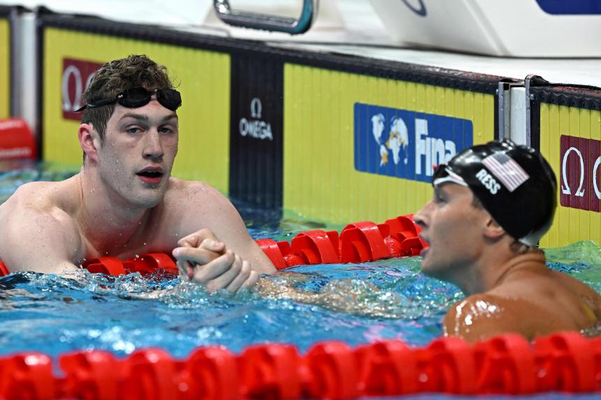 Swimming: American Ress wins 50m backstroke gold after review, McIntosh ...
