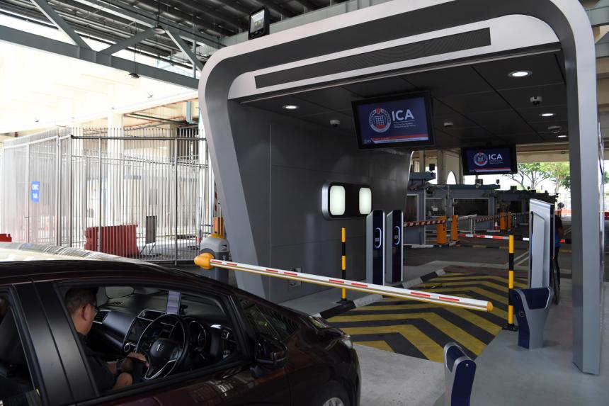 Contactless immigration clearance system being trialled at Woodlands ...