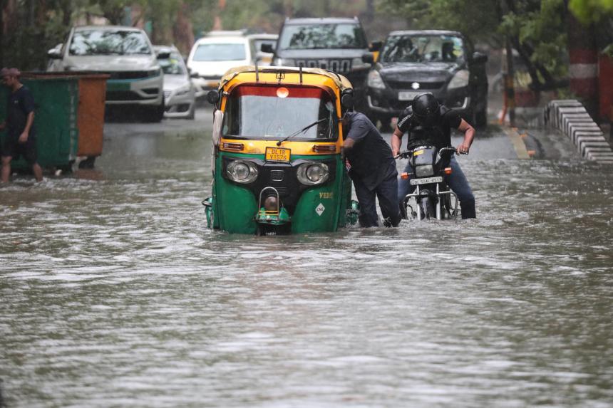 India's monsoon rains cover entire country but still down on average ...
