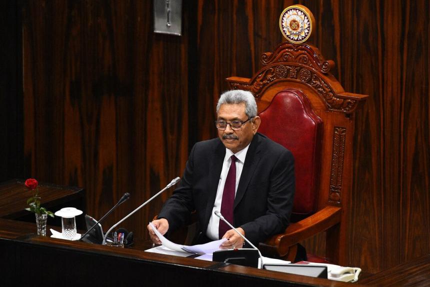 End of the line for Sri Lanka's 'Terminator' president | The Straits Times