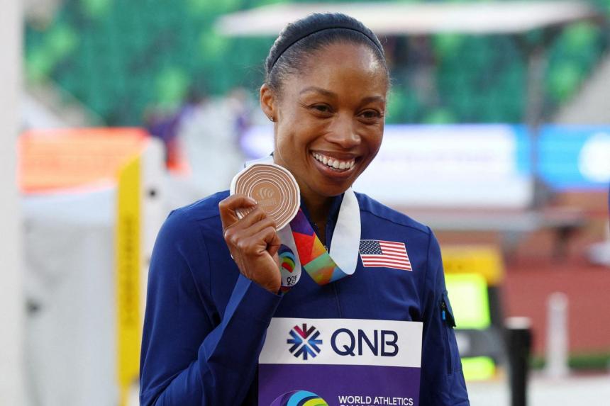 Athletics: Felix passes the baton to next generation after bronze in ...