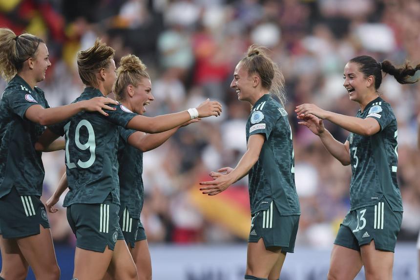 Football: Germany beat Finland to grab third group win in Women's Euro ...